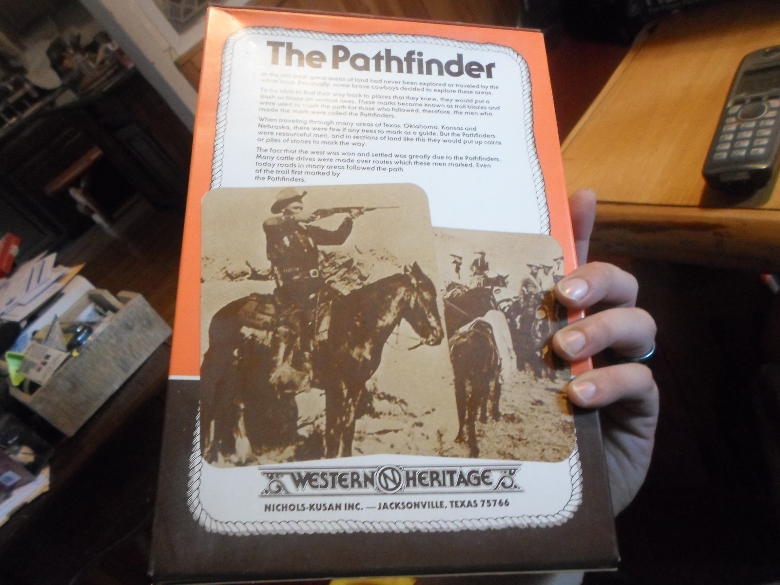 RARE The Pathfinder Holster Set (Black) Kusan-Nichols Mint NEW Western ...