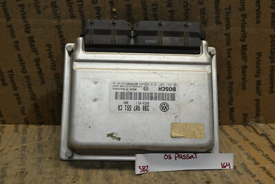2003 Volkswagen Passat 6 Cyl Engine Computer Unit ECU 3B0907551CR ...