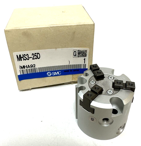 SMC MHS3-25D, 3-Finger-Greifer Zentriergreifer Greifer Zylinder ...