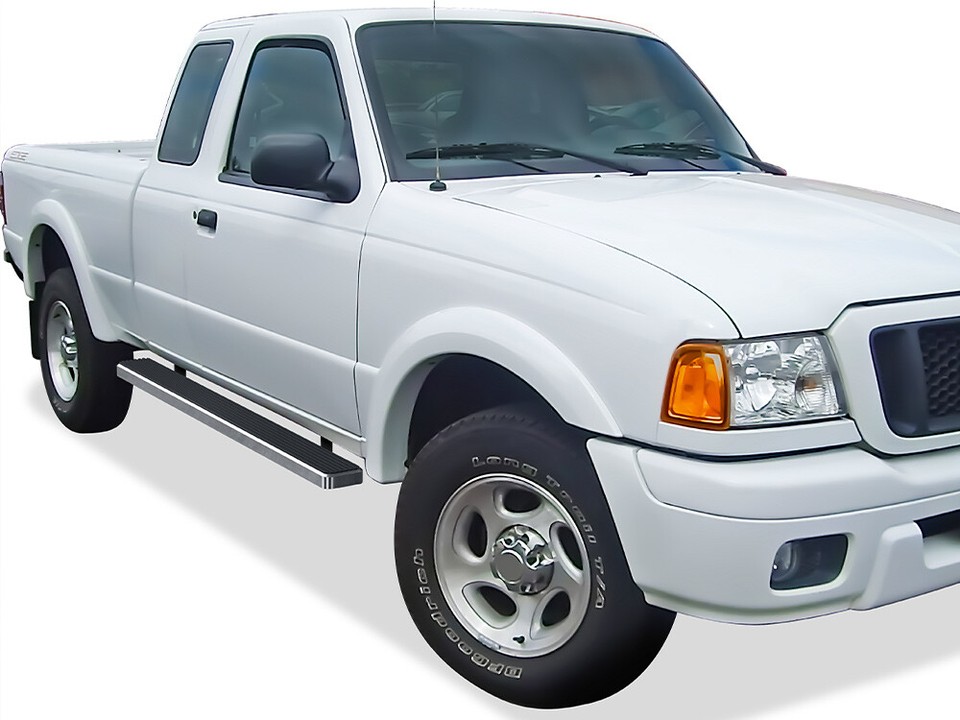 APS Running Boards 5 inches Fit 98-11 Ford Ranger Mazda B Super Cab 2Dr ...