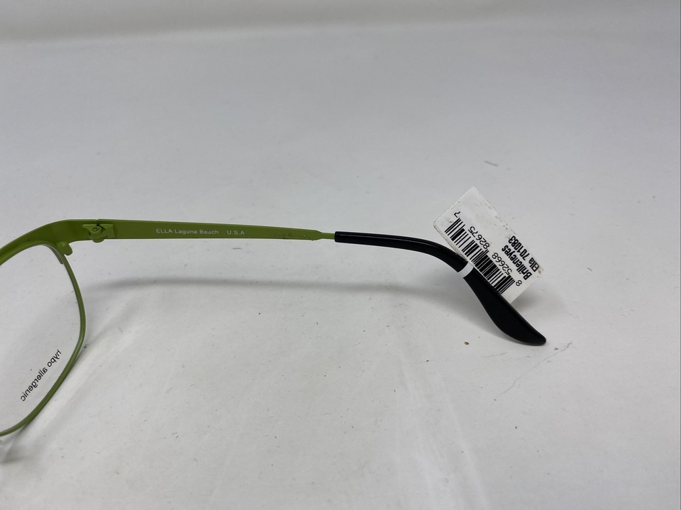 ELLA LAGUNA BEACH EYEGLASSES FRAME 701083 COL.50 52-17-135 GREEN BLACK ...