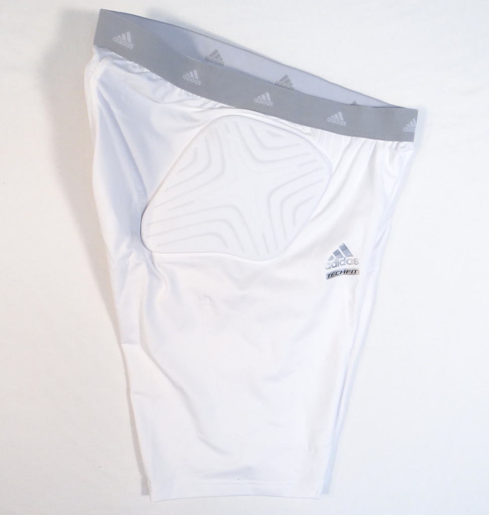 Adidas ClimaLite Techfit White Moved 3 Pad Compression Padded Shorts ...