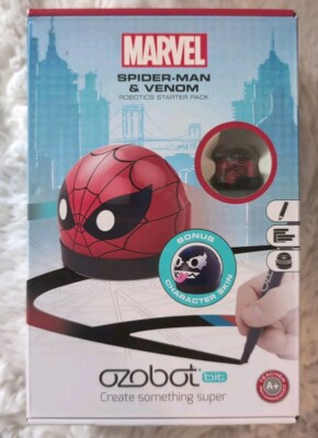 New Ozobot Bit Marvel Spider-Man & Venom Robotics Programmable Robotics ...