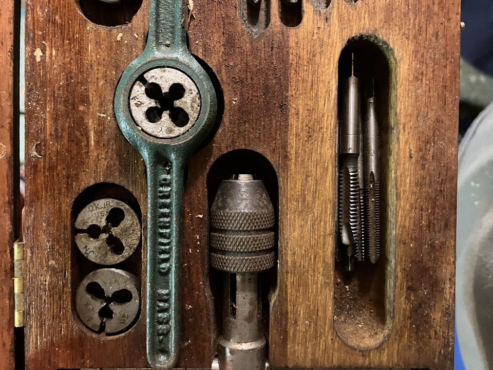 vintage greenfield tap and die set Original Antique Has Massachusetts ...