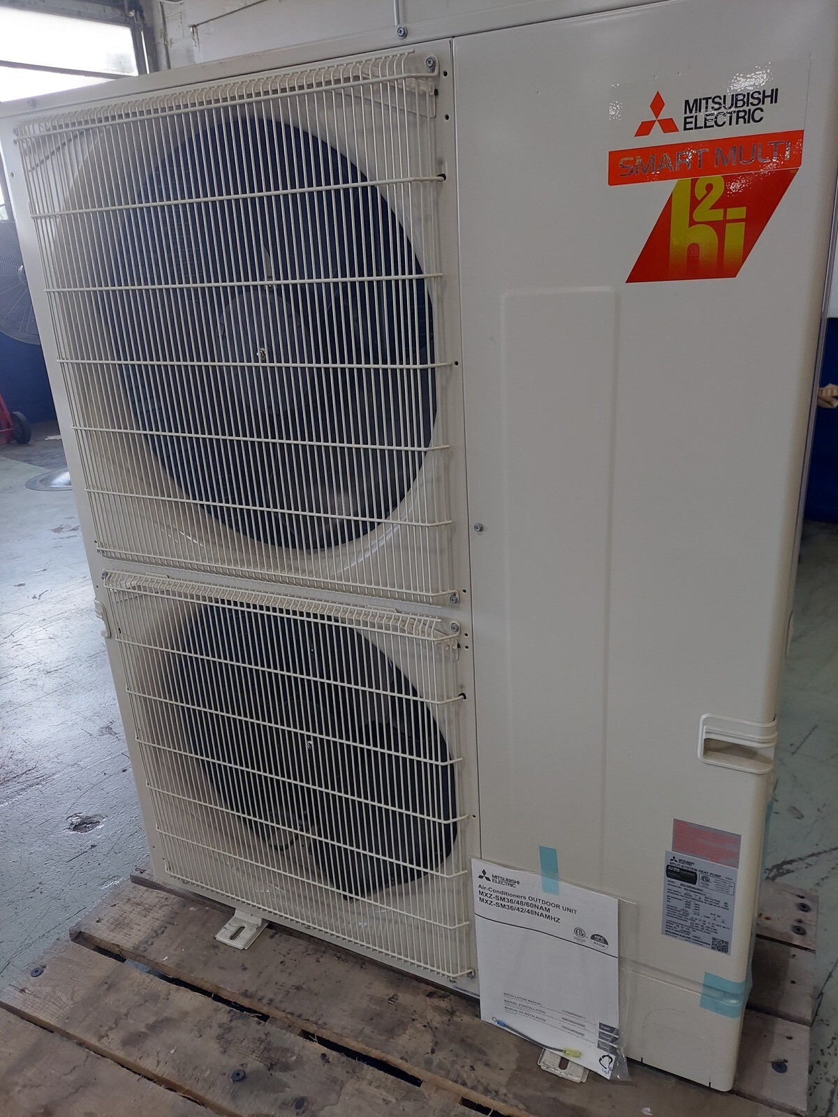 Mitsubishi 36K BTU 23 SEER Heat Pump Mini Split Condenser, Scratch ...