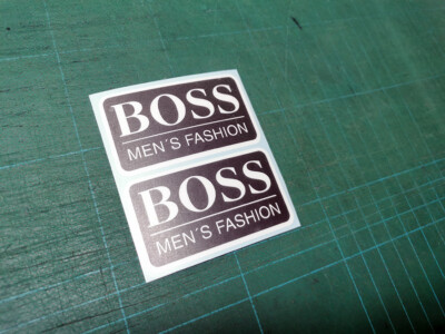 Boss Men ́s Fashion Senna helmet decal x2 vinyl stickers stickers ステッ ...