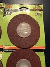 Lot Of 4 Packs Gator #3062 4” Abrasive Fiber Discs 50 Grit (3 Per Pack ...