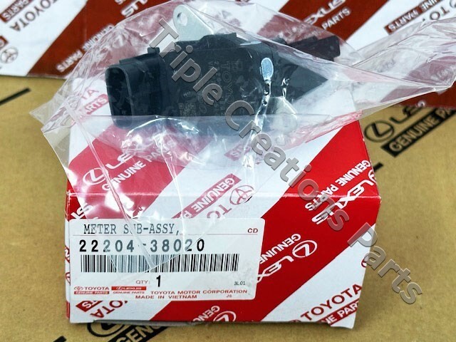 22204-38020 Genuine Toyota Meter Sub-Assy Intake Air Flow 2220438020 ...