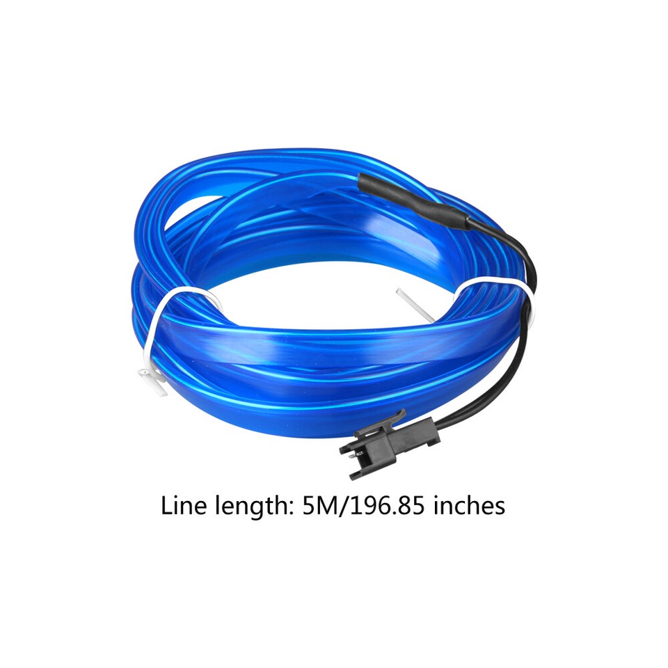 16FT Auto Car Interior Atmosphere Wire Strip Light LED Decor Lamp ...