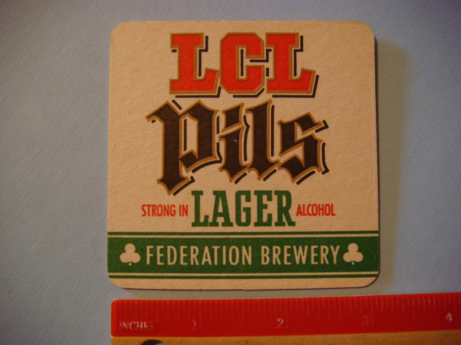 Beer Coaster ~ Federation Brewery EXPORT Ale & LCL Pils Strong Lager ...