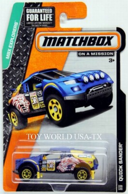 2015 Matchbox #106 MBX Explorers Quick Sander Blue | eBay