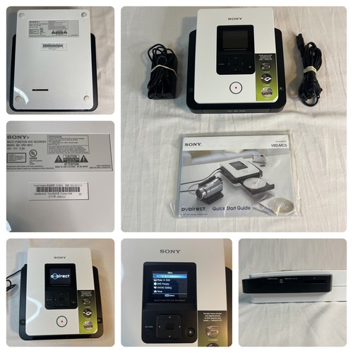 Sony DVD Recorder VRD-MC5 Multi-Function Bundle DVD-R Tested ...
