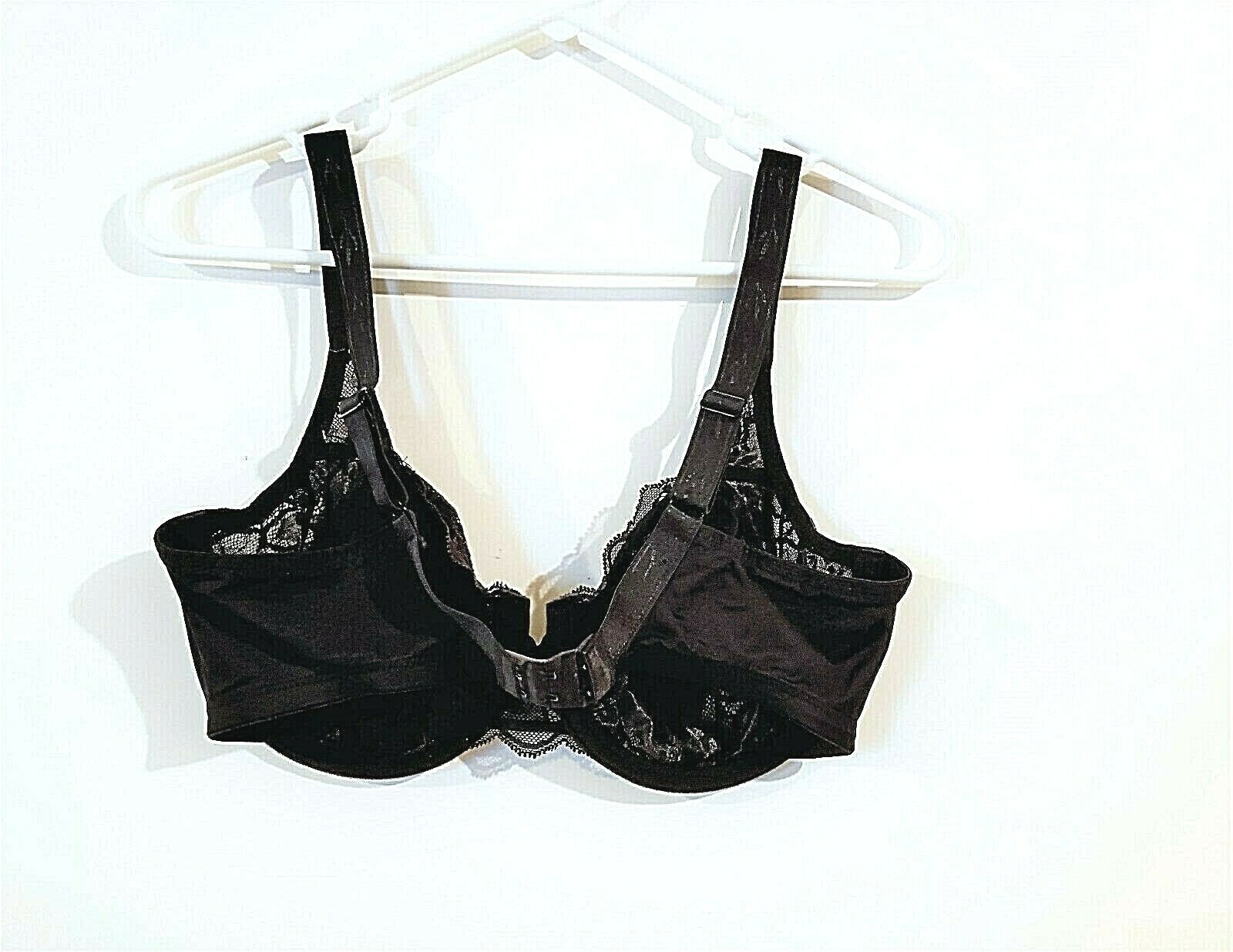 38C Goddess Unlined Semi Sheer Lace Full Coverage Underwire Sample Bra ...