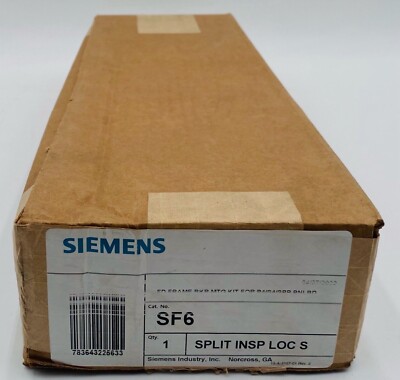 SF6 ~ Siemens SF6 FD Frame Twin CB MTG Kit for P4/S4/SPP PNLBD ~ Sealed ...