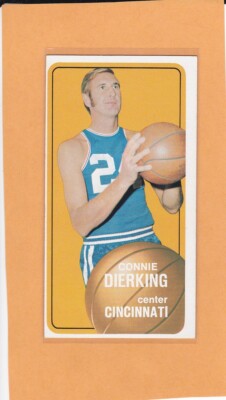 1970-71 TOPPS BASKETBALL CONNIE DIERKING #66 CINCINNATI ROYALS EX+ ...