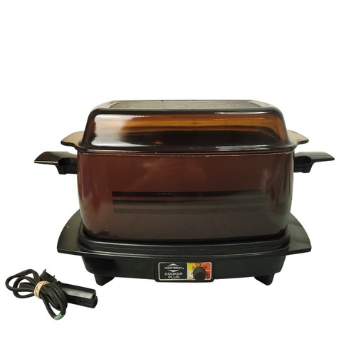 Vintage 70s West Bend Cooker Plus 5275 Slow Cooker w/ 1.5 qt Casserole ...