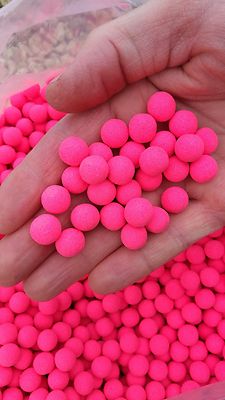 Hi Viz Pink Maggots Boilie Pop ups Fishing Bait Maggot 10mm Carp Fluoro ...