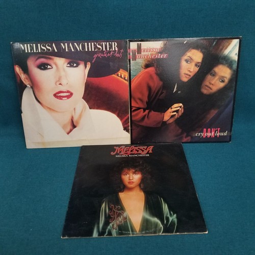 Melissa Manchester 3 Vtg LPs 1975 Debut 1978 Cry Out Loud 1983 Hits Ex ...