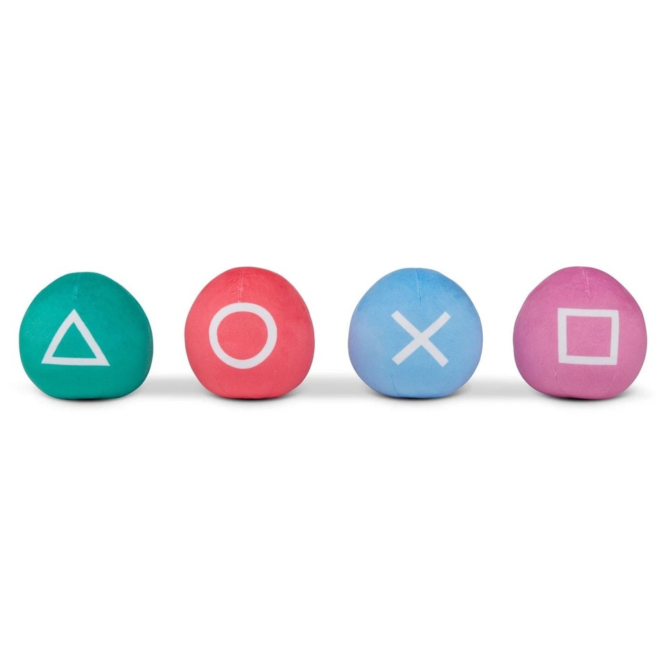 Sony PlayStation 1 2 3 4 5 Controller Buttons Shapes Plush Set of 4 ...
