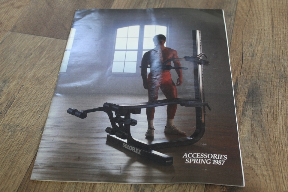 Vtg Soloflex Retro Solo Flex Home Gym Old Style Weight Training Machine ...