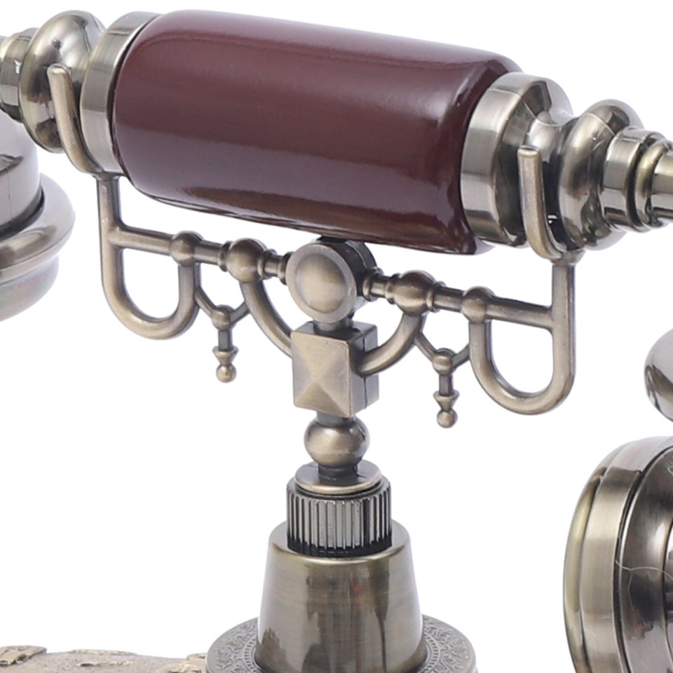 Resin Retro Rotary Phone European Vintage Dial Telephone Handset ...