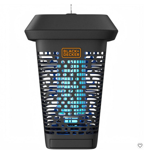 BLACK+DECKER Bug Zapper, Electric UV Insect Catcher & Killer for Flies ...