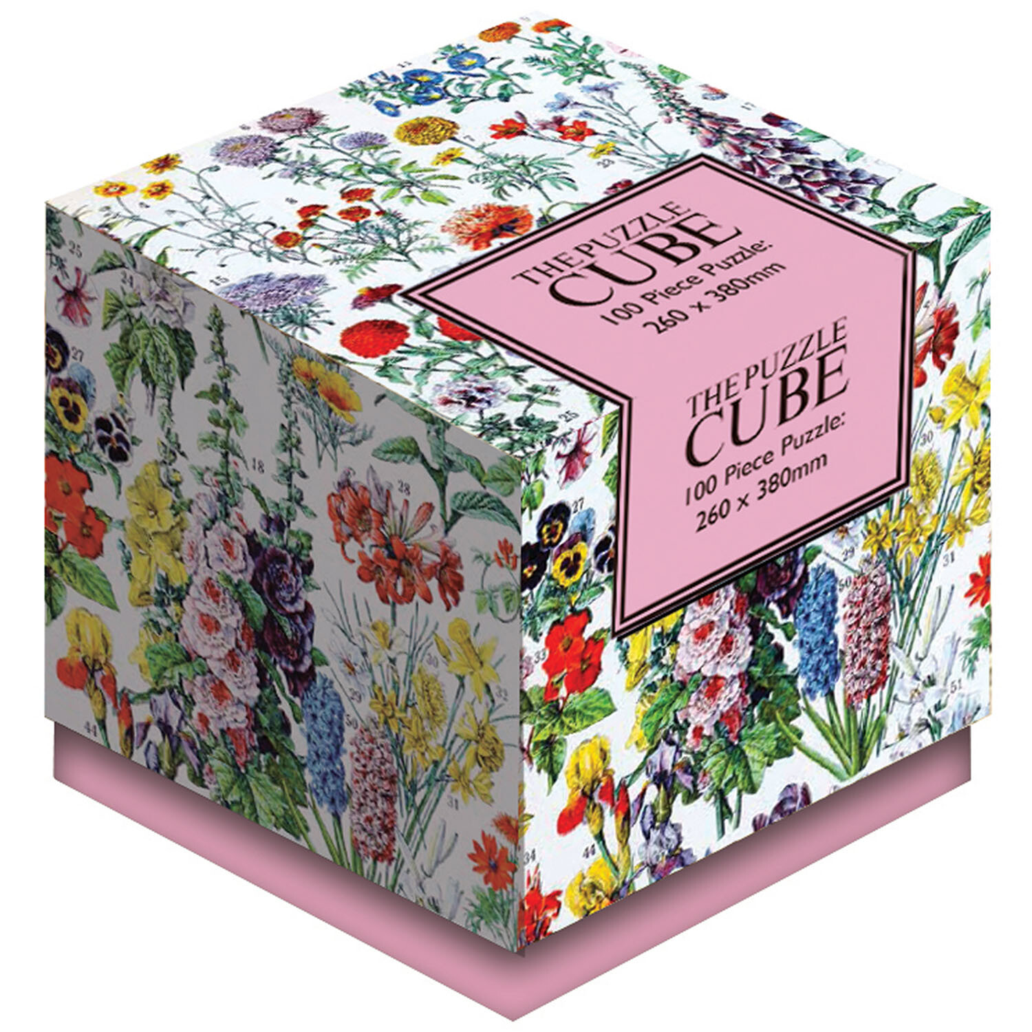 Robert Frederick 100pc Cube Jigsaw Puzzles Dinos Space Birds Flowers ...