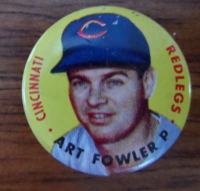 1956 TOPPS BASEBALL PIN ART FOWLER SET BREAK A-2566 | eBay