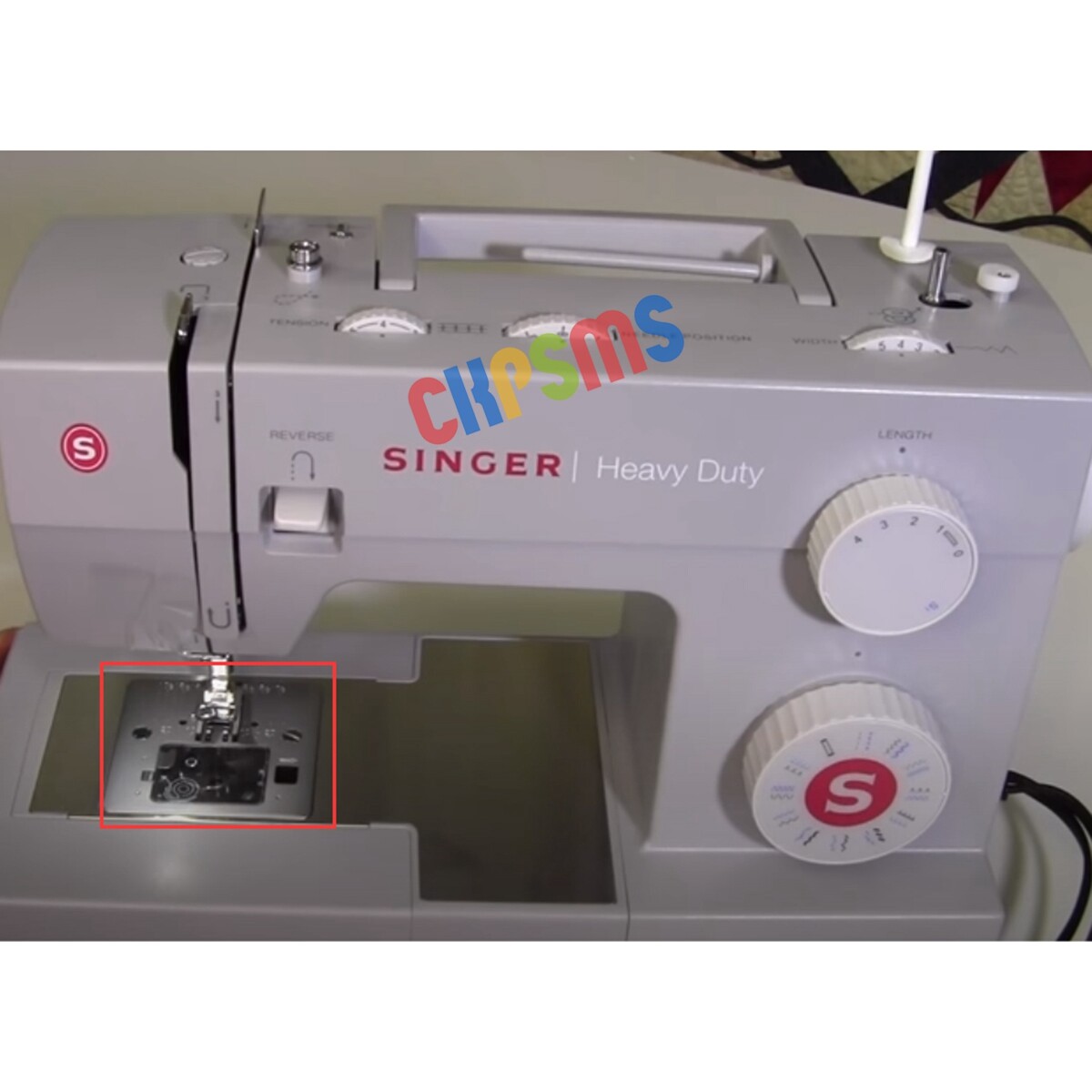 1PCS #416472401 NEEDLE PLATE FIT FOR SINGER 4411 4423 5523 5532 Heavy ...