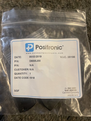 Positronic 9 Position Two Piece Backshell Connector Black 180 ...