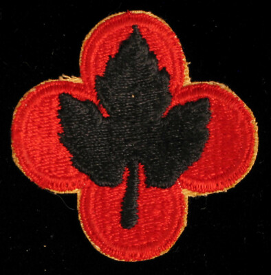 WWII ERA UNITED STATES MILITARY UNIFORM PATCH MAPLE LEAF ?? | eBay