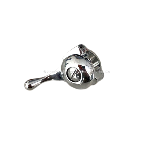 PAIR MAGNETO CHOKE DECOMPRESSOR LEVERS 7/8" BALL END CHROME - UK ...