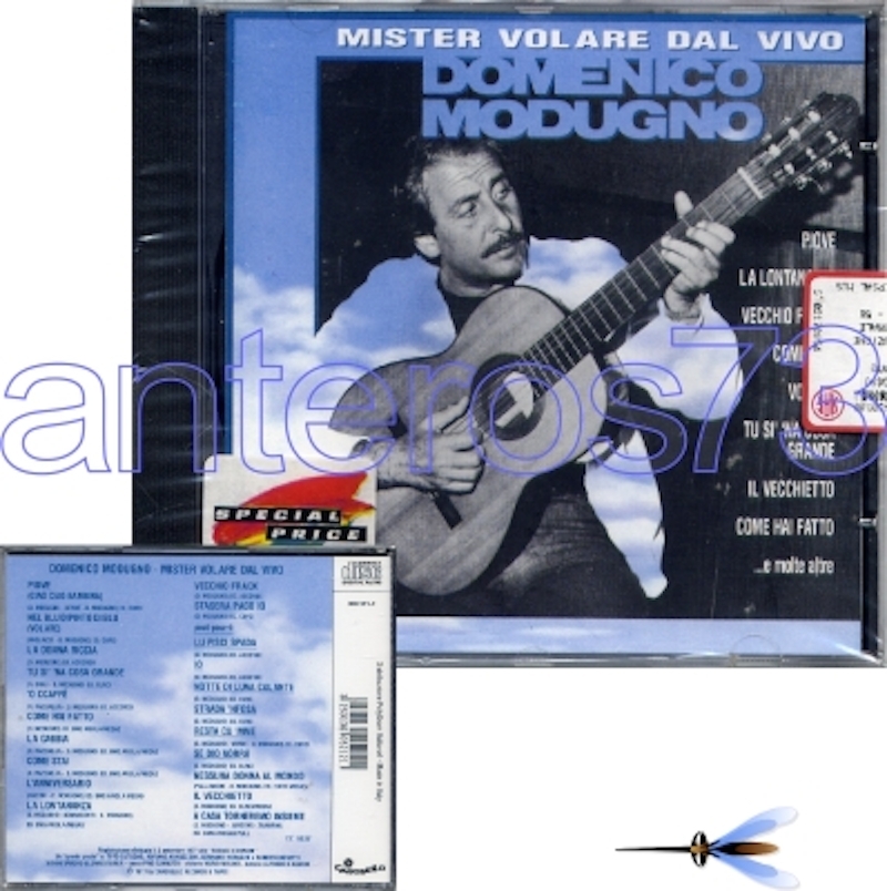 DOMENICO MODUGNO "MISTER VOLARE DAL VIVO" RARO CD | eBay