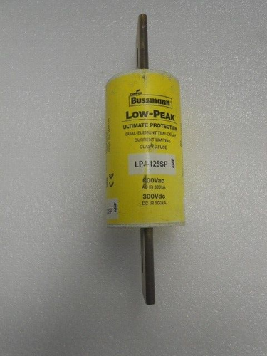 Nice Bussmann LPJ-125SP 125 Amp Fuse Class J 600 Volt NEW LOOK | eBay