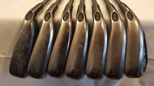 Used Callaway Steelhead Xr Pro Black Iron Set (5-PW, AW) 7 Irons ...