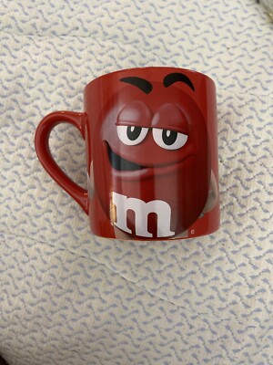 2016 M&M RED Coffee Mug Cup Officially Licensed COLLECTIBLE Mars | eBay