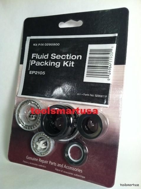 Titan Spraytech Ep2105 Fluid Pump Packing Kit 0295900 Wagner 935 945 ...