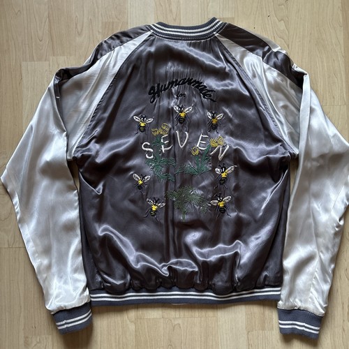 Vtg 70s Japan Reversible Embroidered Silk Vietnam War Souvenir Jacket ...