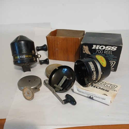 Vintage Zebco Model 700 HOSS fishing reel lot of 2 parts or repair | eBay