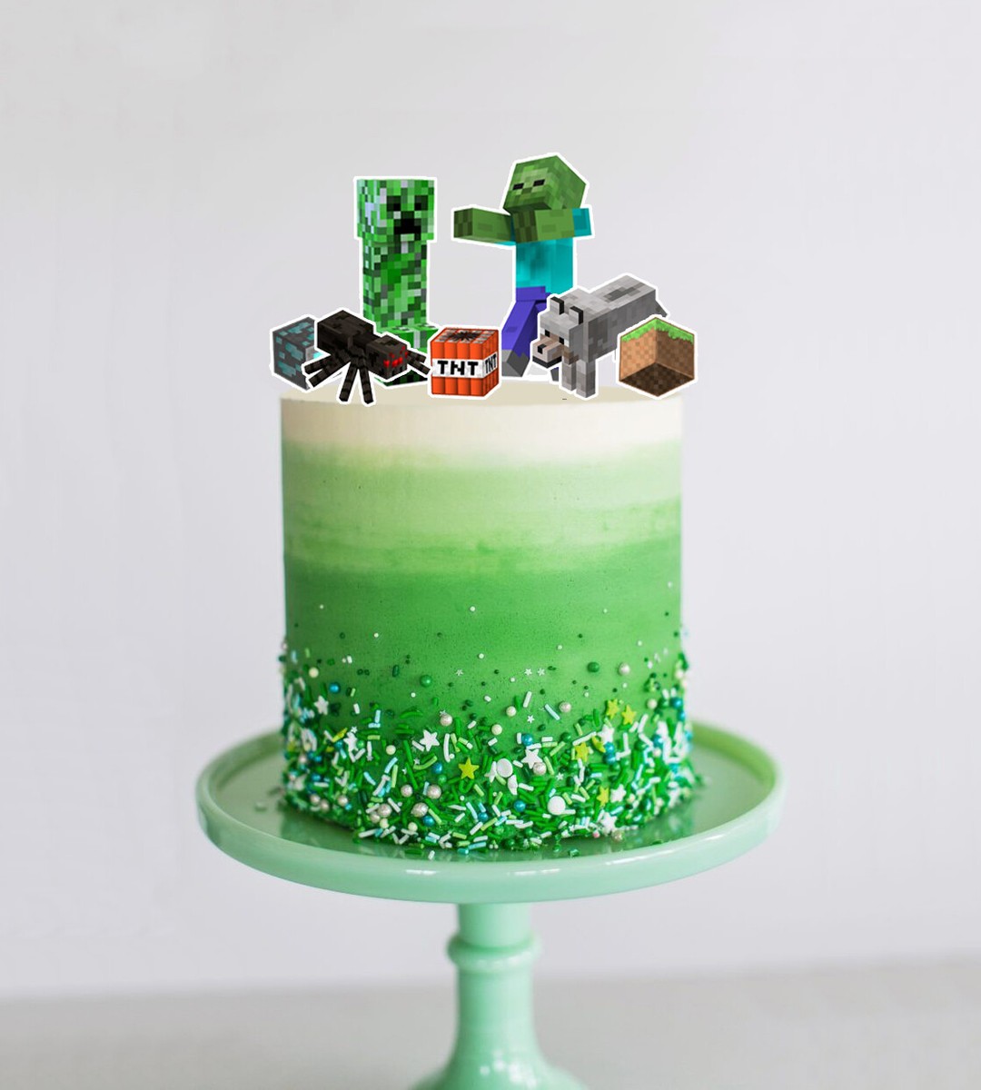 Creeper Minecraft Kake PAC Sweets | MINECRAFT CREEPER CAKE!!