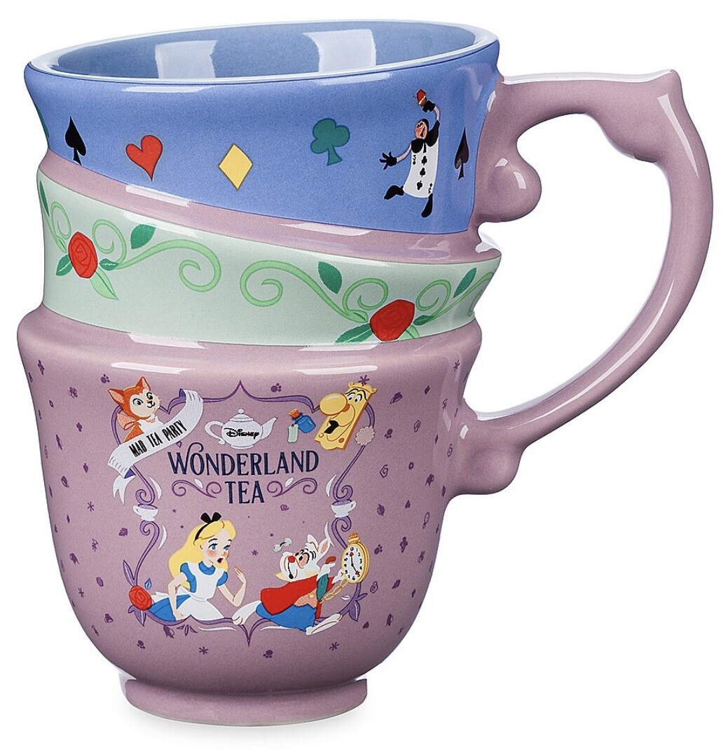 Alice In Wonderland Stacked Tea Cup