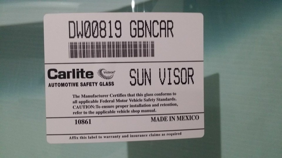1967-1979 Ford F Series Pickup, F100, F150, Bronco Windshield Carlite ...