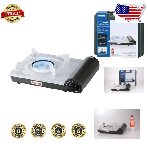 Eco-Premium Black Butane Stove - Lightweight and Safe for Camping and ...