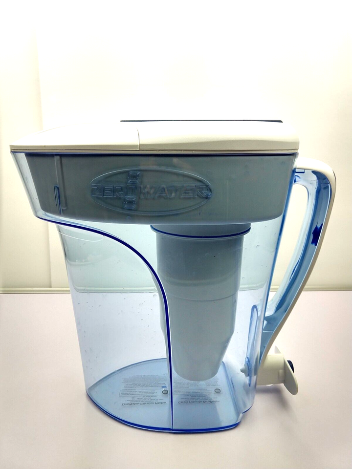 ZeroWater Quick Fill Ready-Pour 12 Cups Water Filtration Pitcher W/4 ...