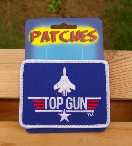 Top Gun Jet Logo 3 5/8" Embroidered Patch by Eagle Emblems Inc. | eBay