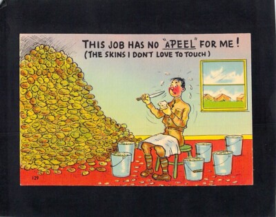 I1287 Military Humour This job has no APEEL Potatoes Army Comics ...