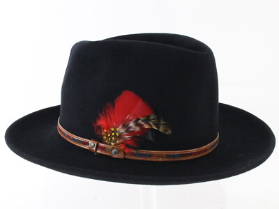Vintage Biltmore Royal Top Hatters Mens Black Felt Fedora MULTIPLE ...