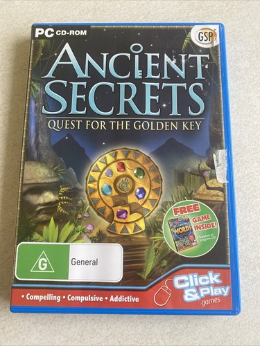Ancient Secrets: Quest For The Gold Key CD Rom Hidden Object Game | eBay