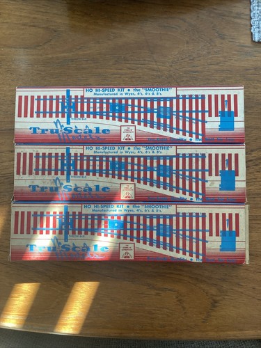 Lot Of 3 Tru-Scale HO Hi-speed Kits, 4LH, 4RH, 6LH, Nickel Silver | eBay