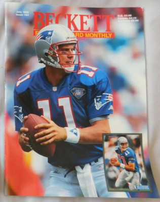 July 1995 Beckett Football Monthly Drew Bledsoe New England Patriots | eBay